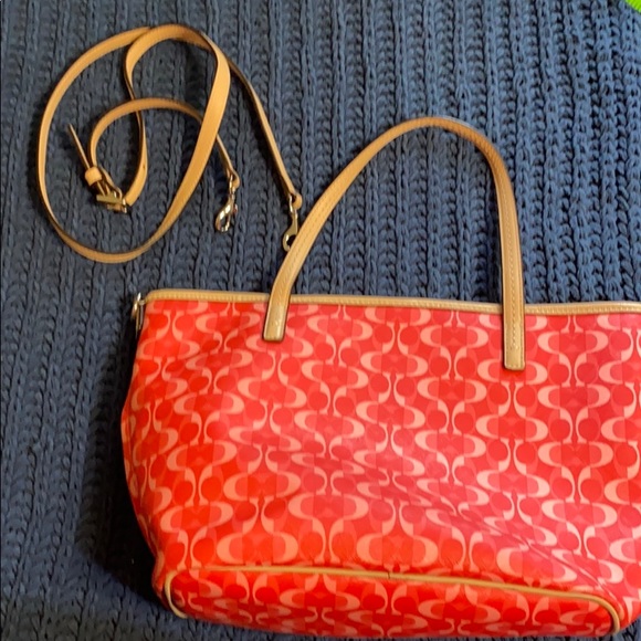 Coach | Bags | Coach Coral Tote Bag | Poshmark
